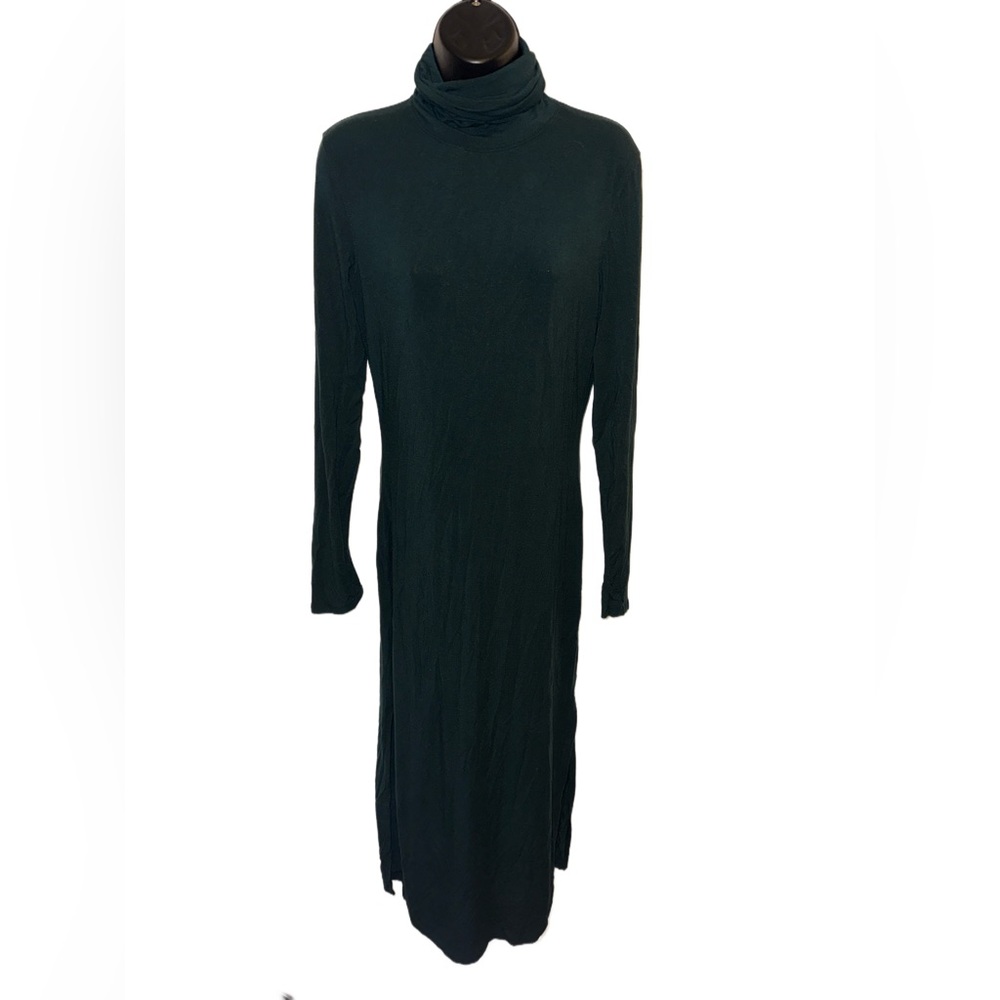 Kit And Ace Ellis Long Sleeve Turtleneck Bodycon Dress - Gem